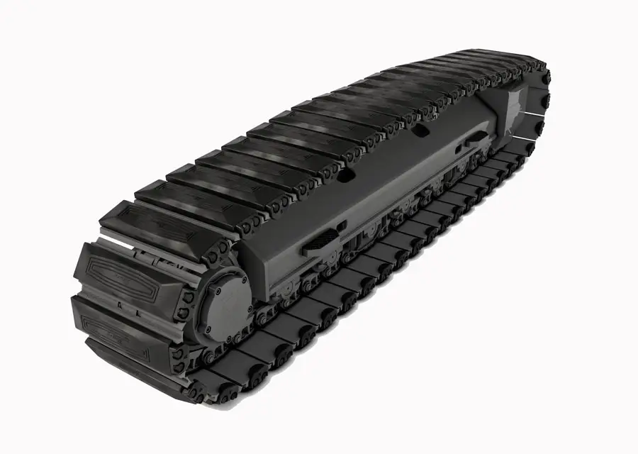 Gummipads für Stahlketten-Laufwerke - Astrak